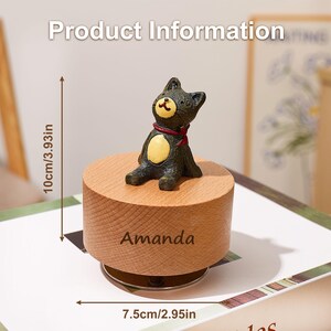 Personalized Music Box With Engraved Name, Animal Music Box, Kids ...