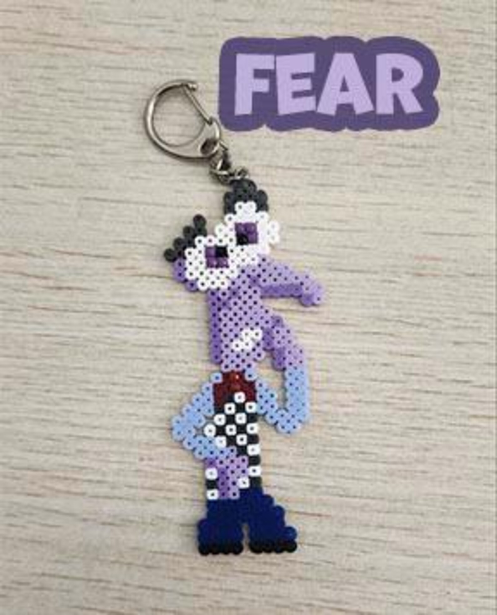 Hama Perler Beads Pixel Art Bag Charm Inside Out Emotions - Etsy