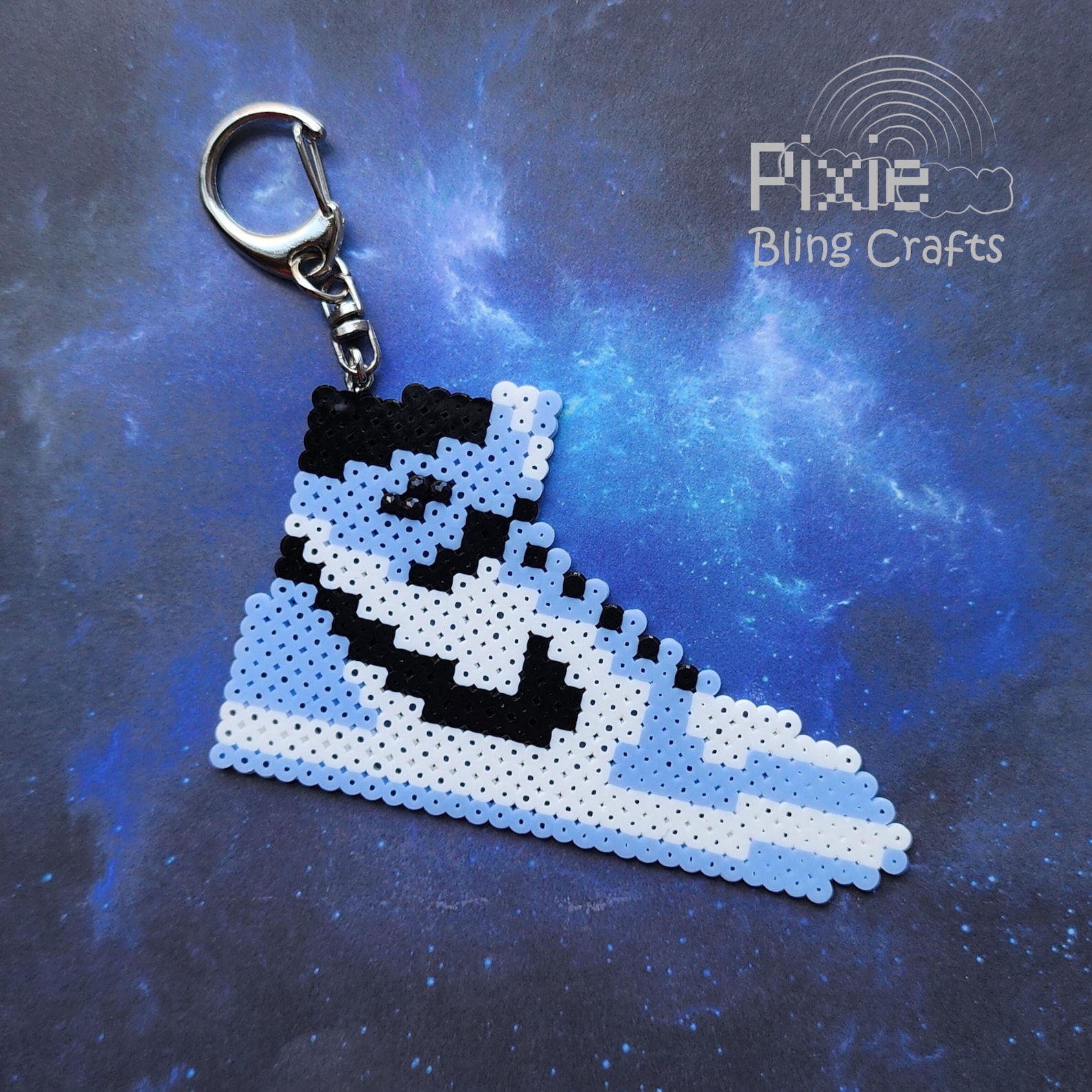 Hama Perler Beads Nike Jordan Air Sneakers Bag Charm, Backpacks Charm ...