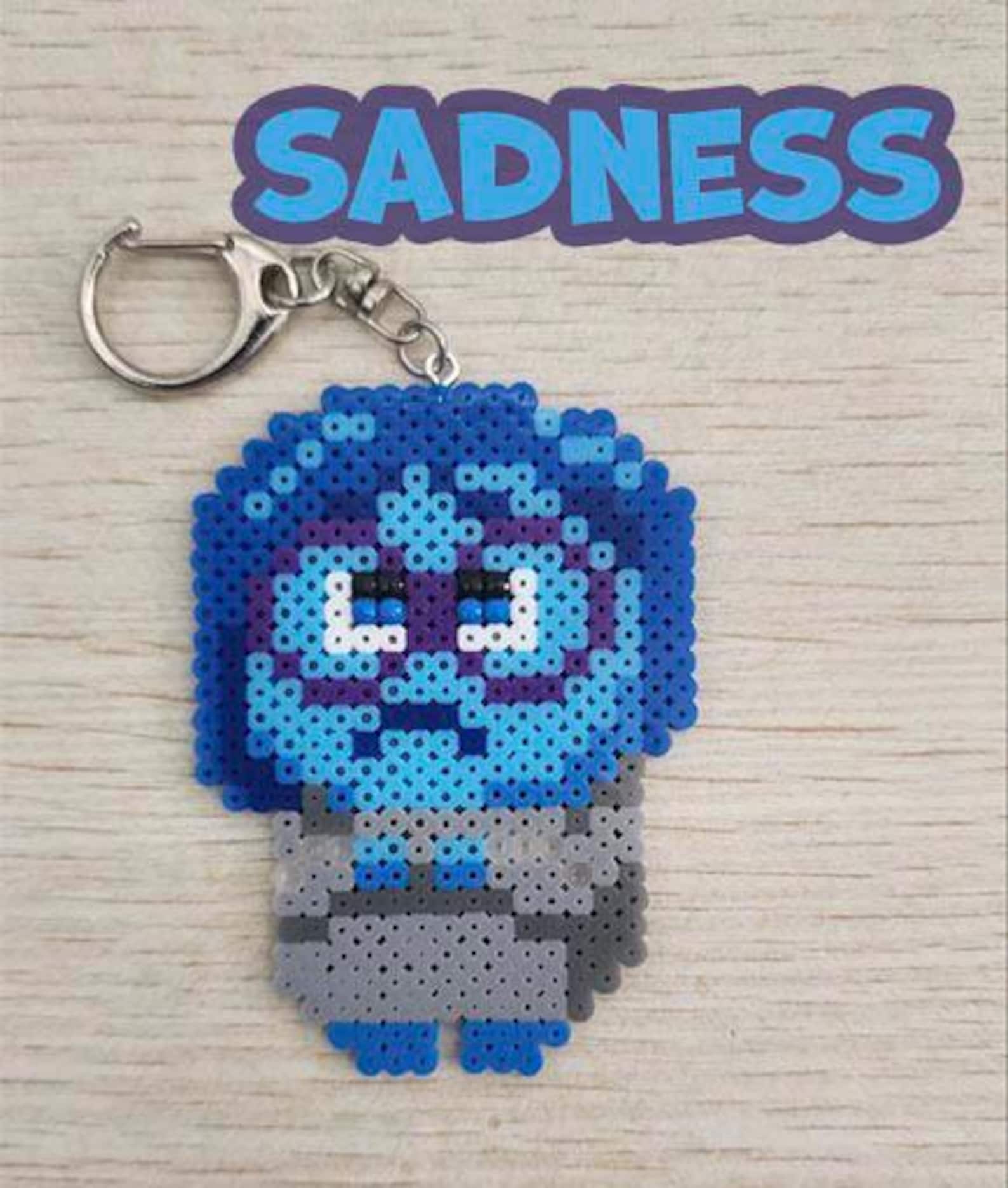 Hama Perler Beads Pixel Art Bag Charm Inside Out Emotions - Etsy