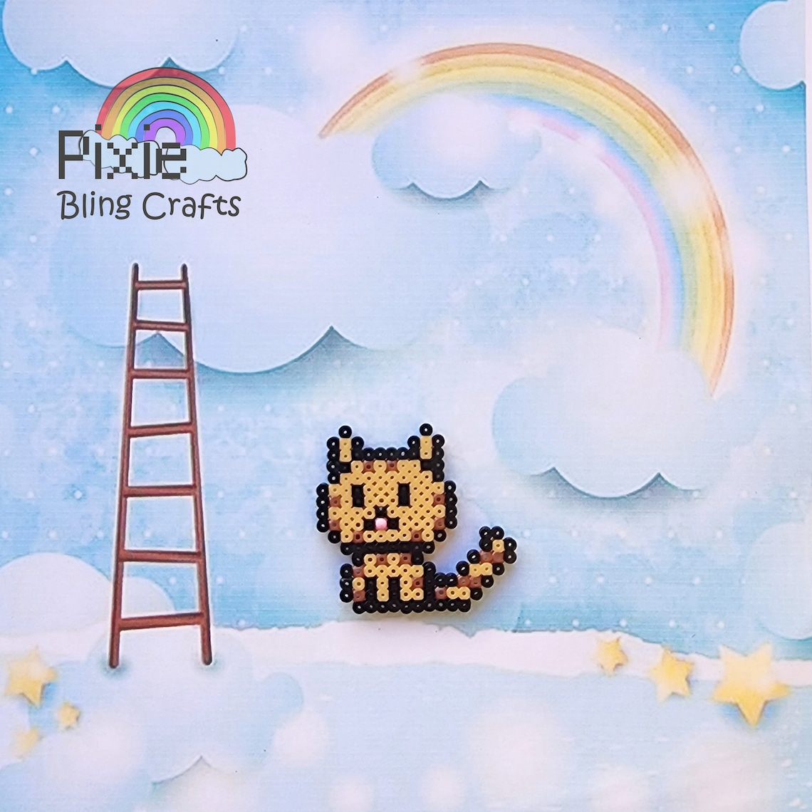 Hama Perler Beads Cat Dogs for Bags Backpacks Clothes - Etsy
