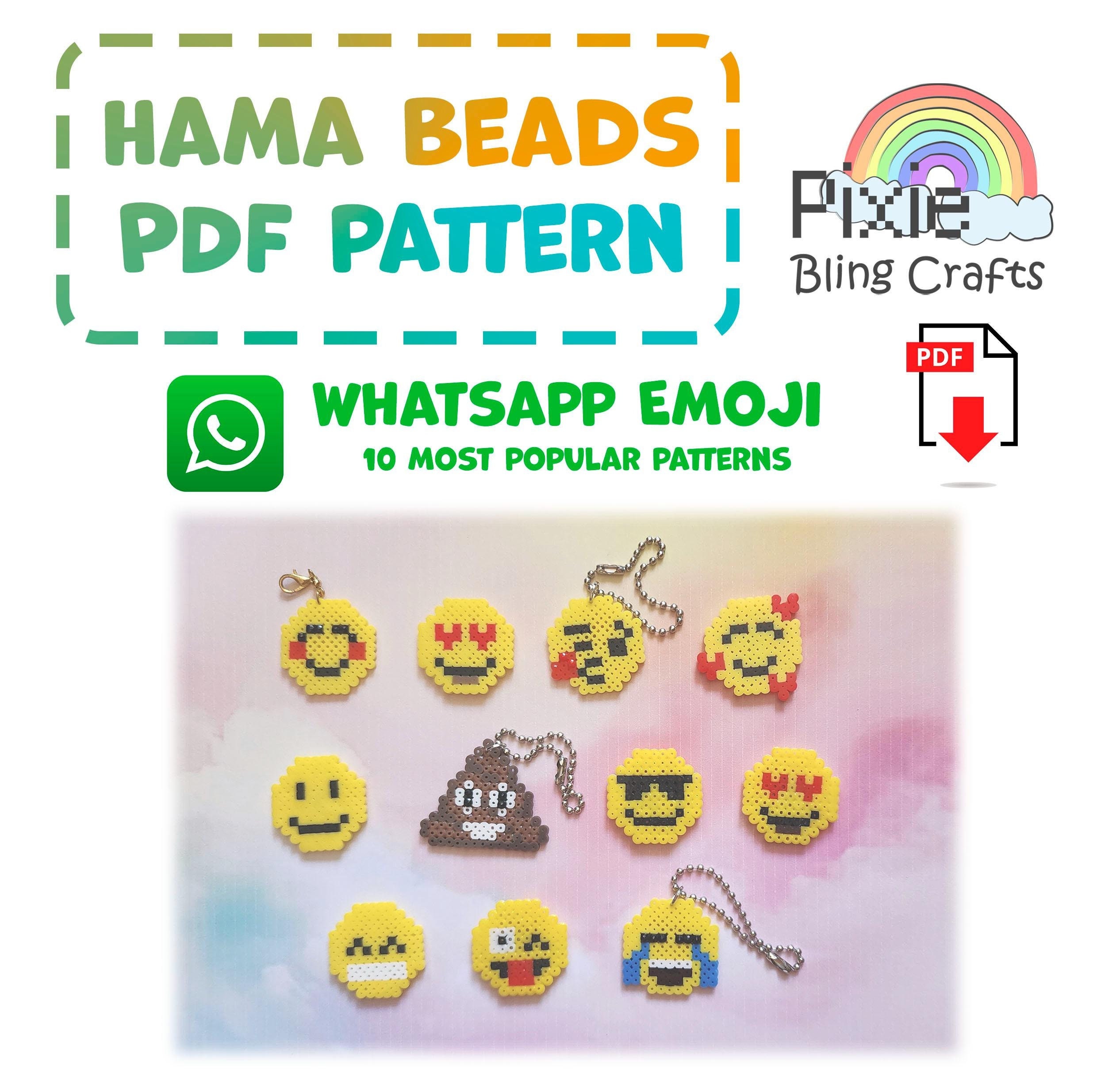 Whatsapp Emoji Perler Bead Pattern - Instant Digital PDF Download - Etsy