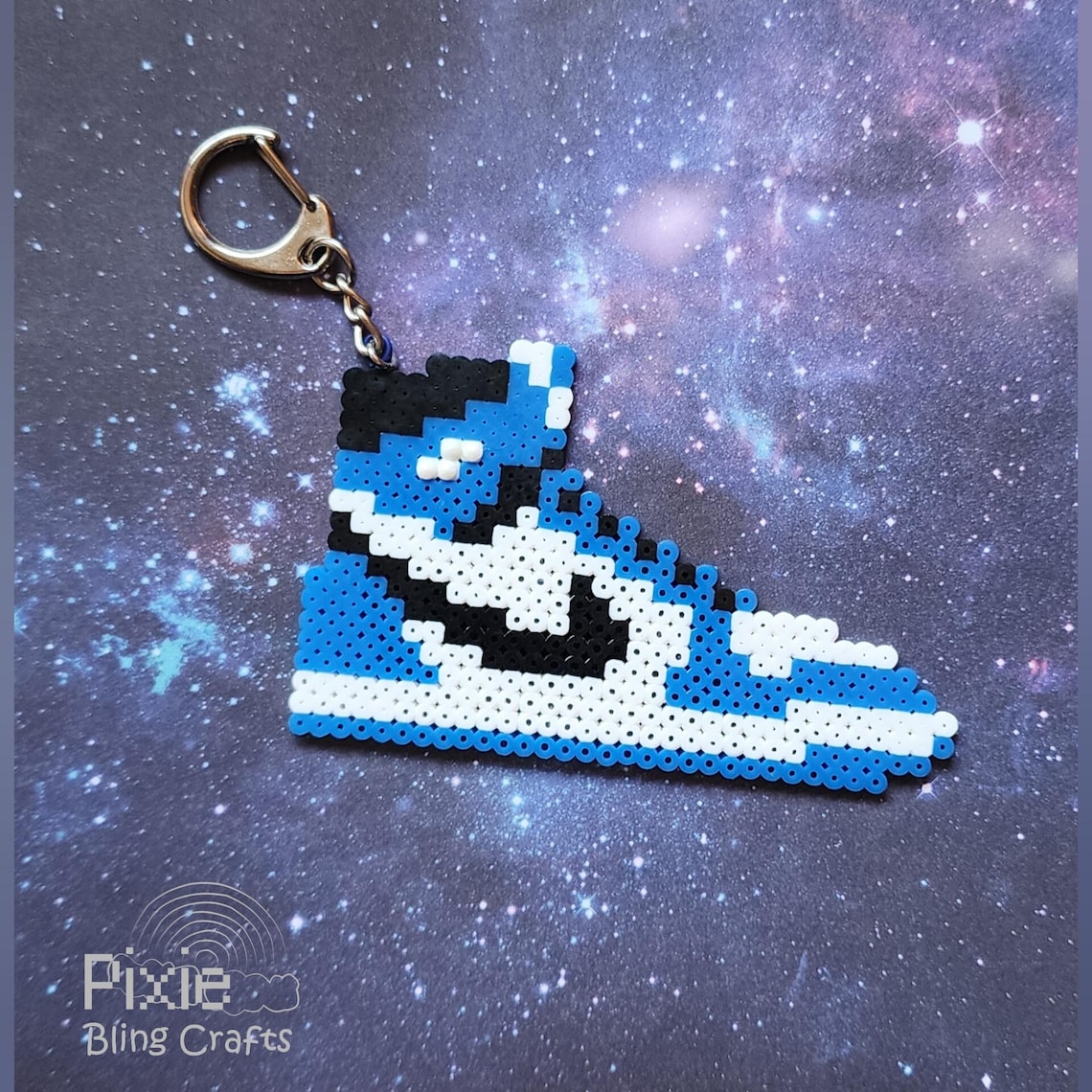 Hama Perler Beads Nike Jordan Air Sneakers Bag Charm, Backpacks Charm ...