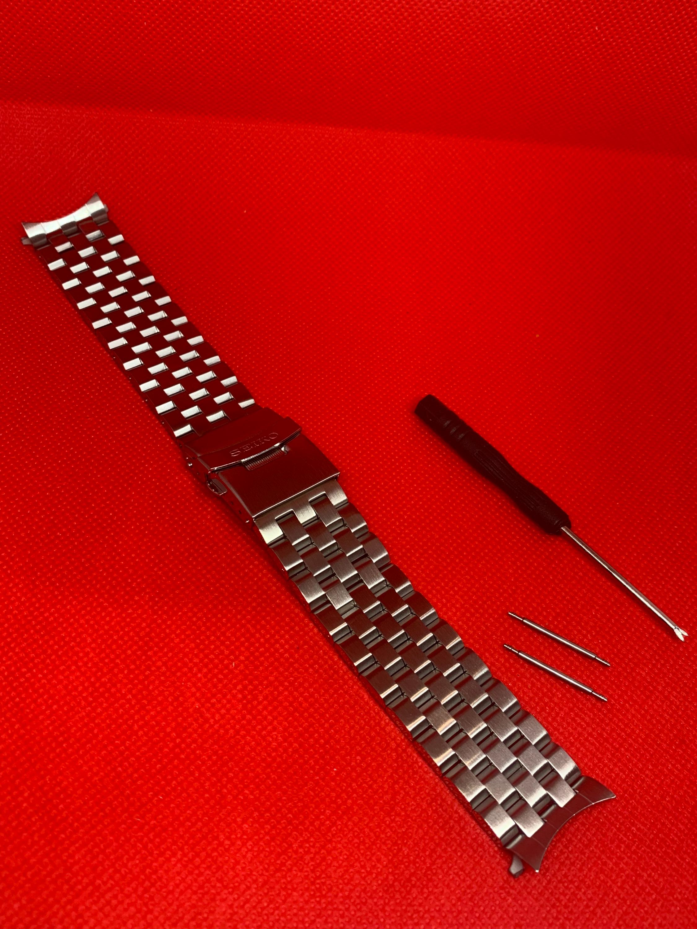 SEIKO 20mm Heavy Duty Watch Strap Bracelet With Curved Lug Ends - Etsy