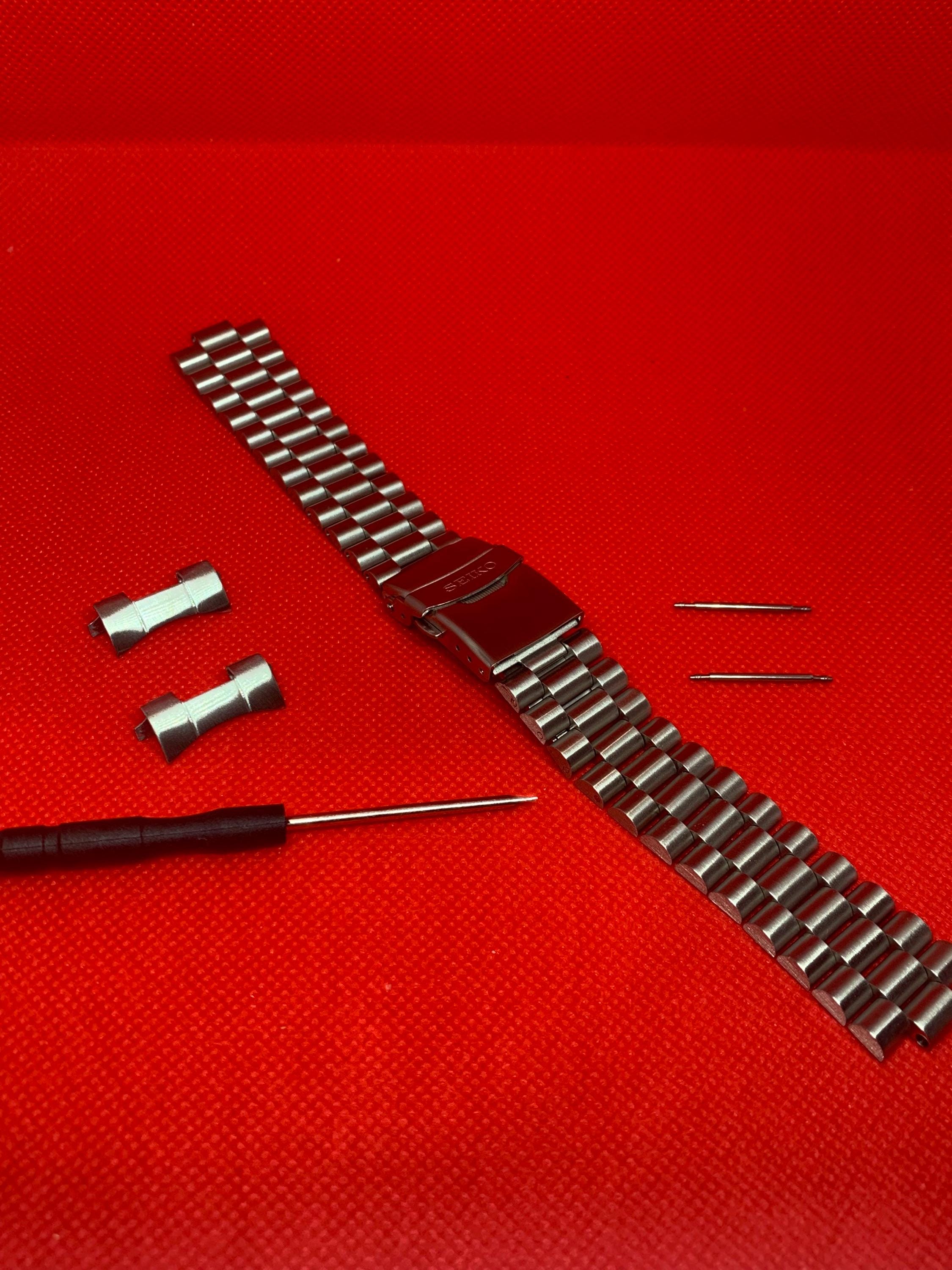 SEIKO 20mm President Watch Strap Bracelet With Curved Lug Ends - Etsy