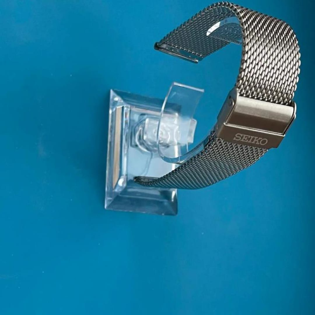 SEIKO Watch 18mm 20mm 22mm Mesh Shark Strap Bracelet - Etsy