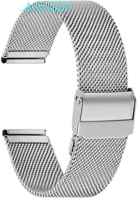 20mm Seiko curved lugs stainless steel gents watch st… - Gem