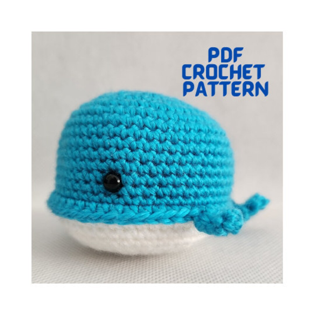 WALLY the WHALE No Sew Whale Crochet Pattern - Etsy