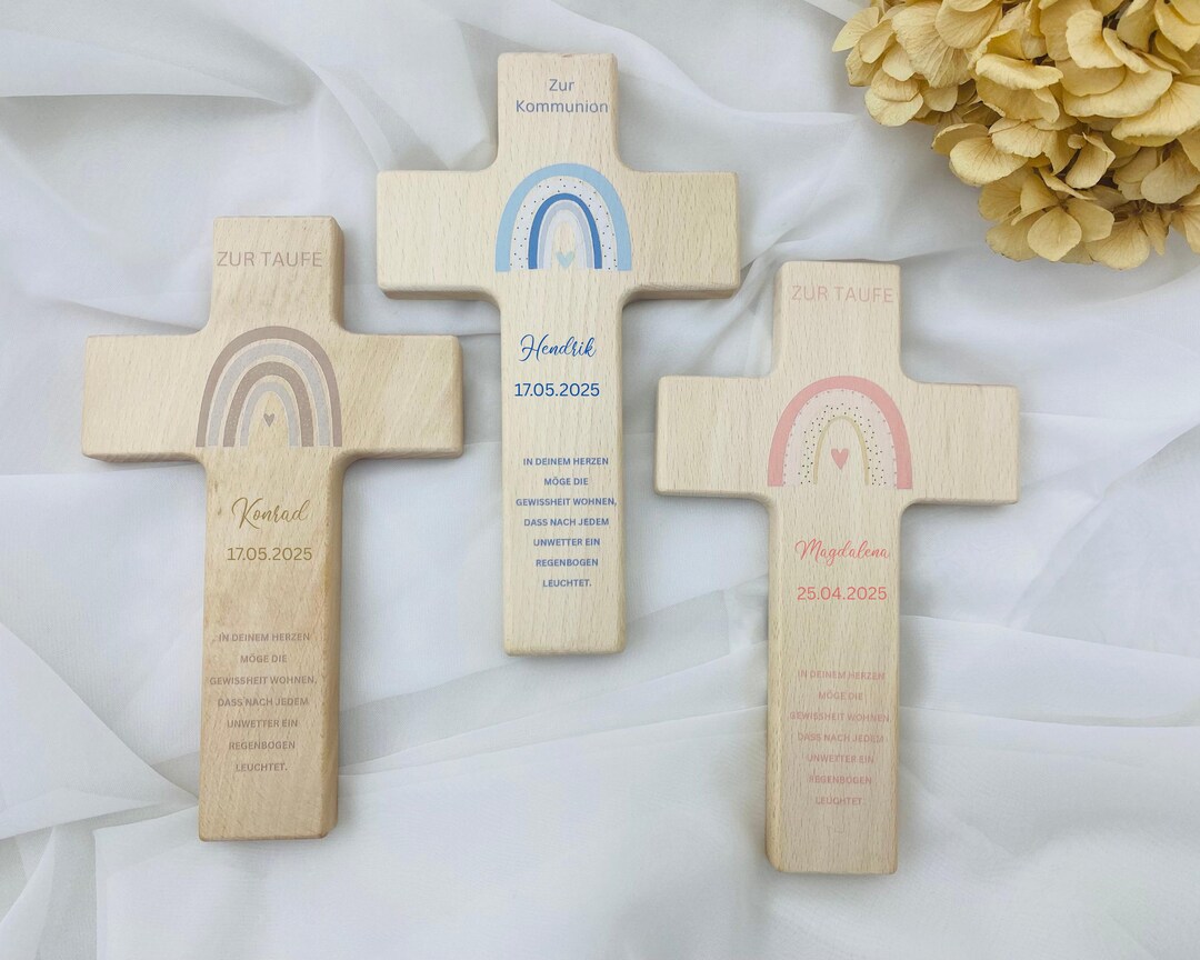 Baptismal Cross Rainbow, Baptismal Cross, Cross Baptism, Communion ...