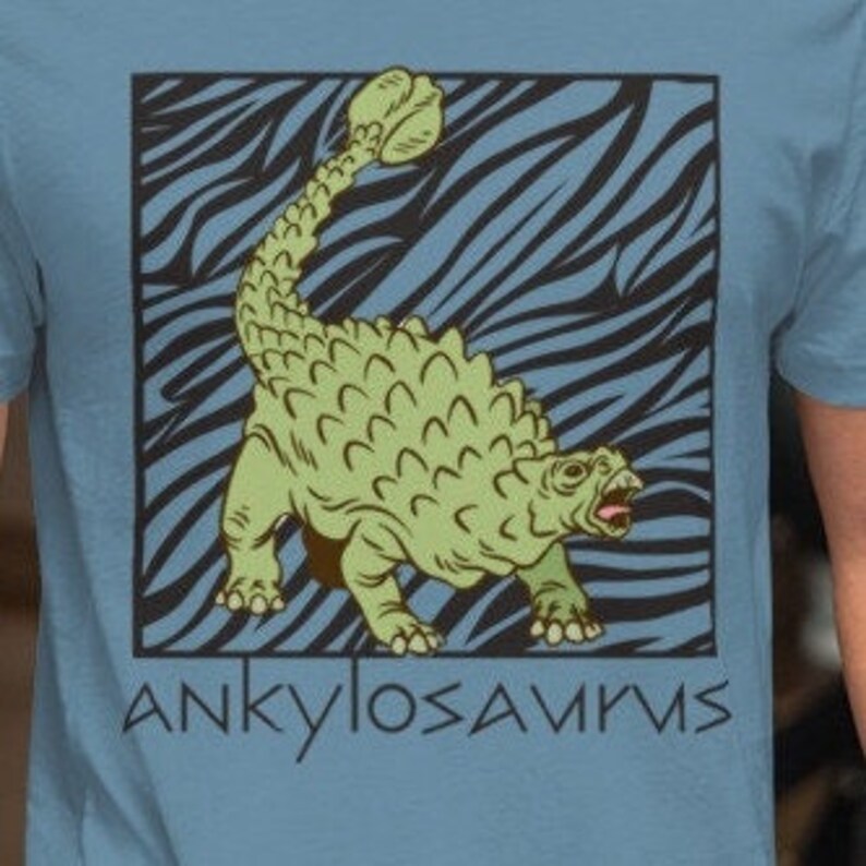 Ankylosaurus T-shirt, Adult Dinosaur Shirt, Men's Gift Ideas ...