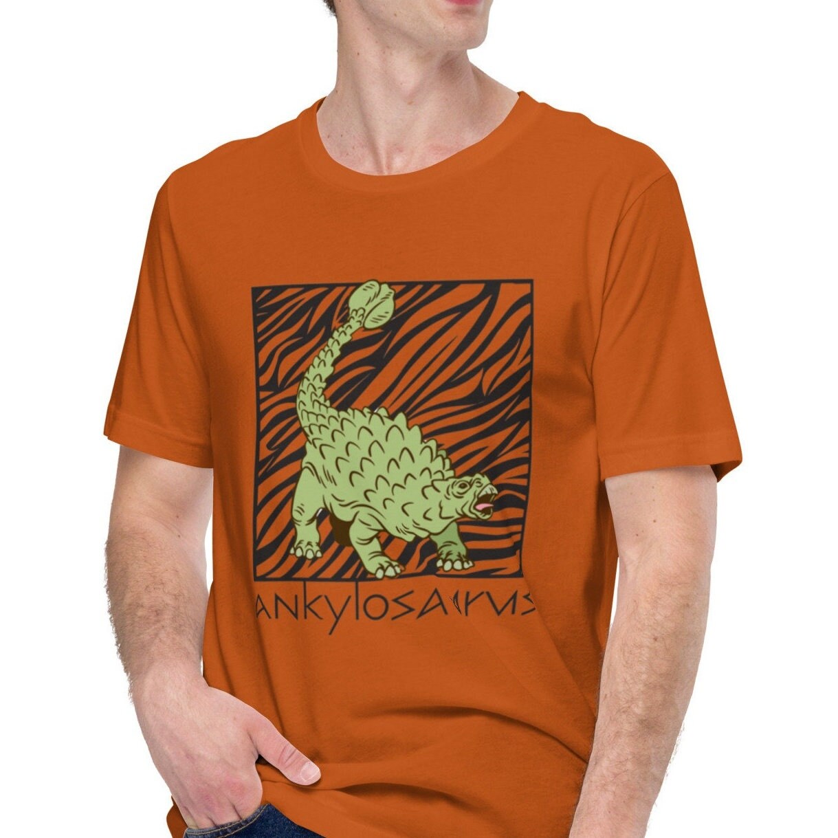 Ankylosaurus T-shirt, Adult Dinosaur Shirt, Men's Gift Ideas ...