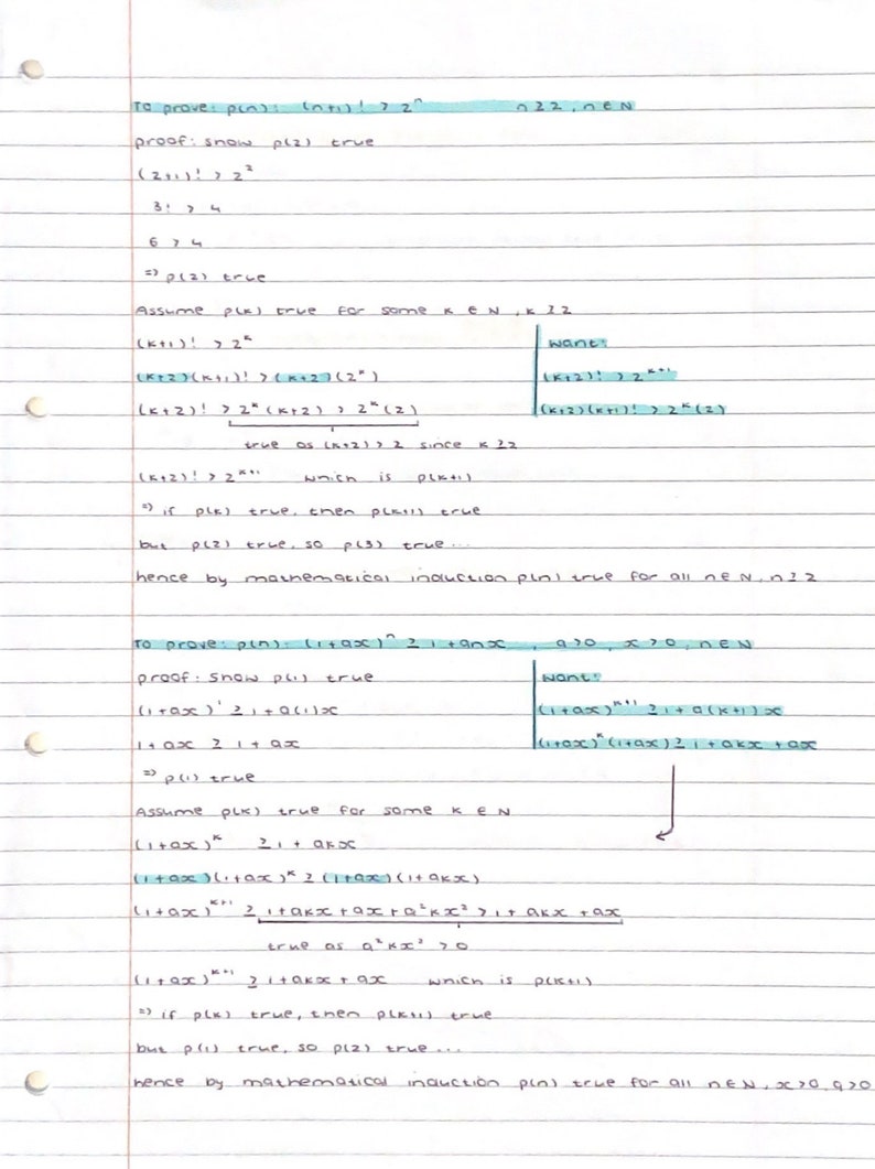 Leaving Cert Higher Level Maths Notes - Etsy