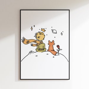 Set of 6 Little Prince Quote Print , Le Petit Prince, DIGITAL DOWNLOAD ...