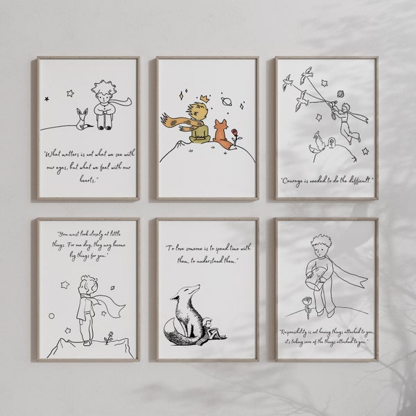 The Little Prince Poster - Etsy