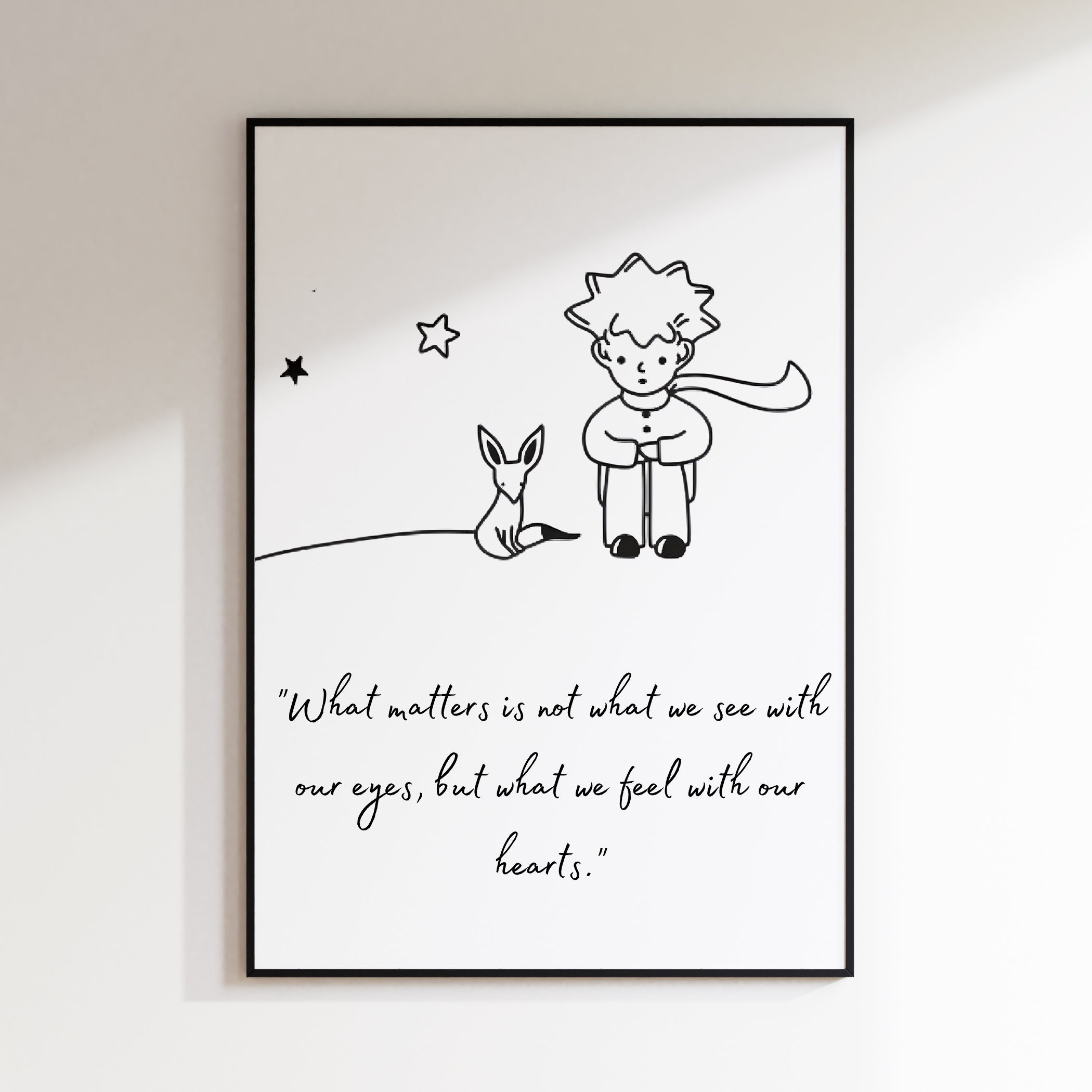 Set of 6 Little Prince Quote Print , Le Petit Prince, DIGITAL DOWNLOAD ...
