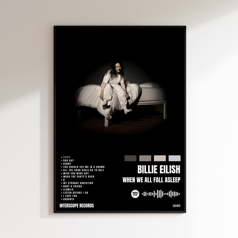 Set of 3 Billie Eilish Poster, Album Cover Print, DIGITAL DOWNLOAD ...