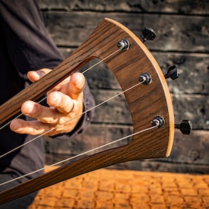 Tagelharpa Bass thor 3 Strings Jouhikko ALT Talharpa Medieval Skald ...