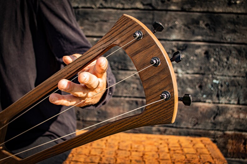 Tagelharpa Bass thor 3 Strings Jouhikko ALT Talharpa Medieval Skald ...