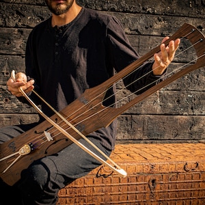 Tagelharpa Bass thor 3 Strings Jouhikko ALT Talharpa Medieval Skald ...