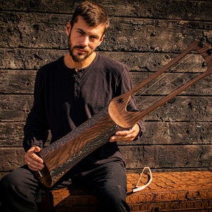 Tagelharpa Bass thor 3 Strings Jouhikko ALT Talharpa Medieval Skald ...