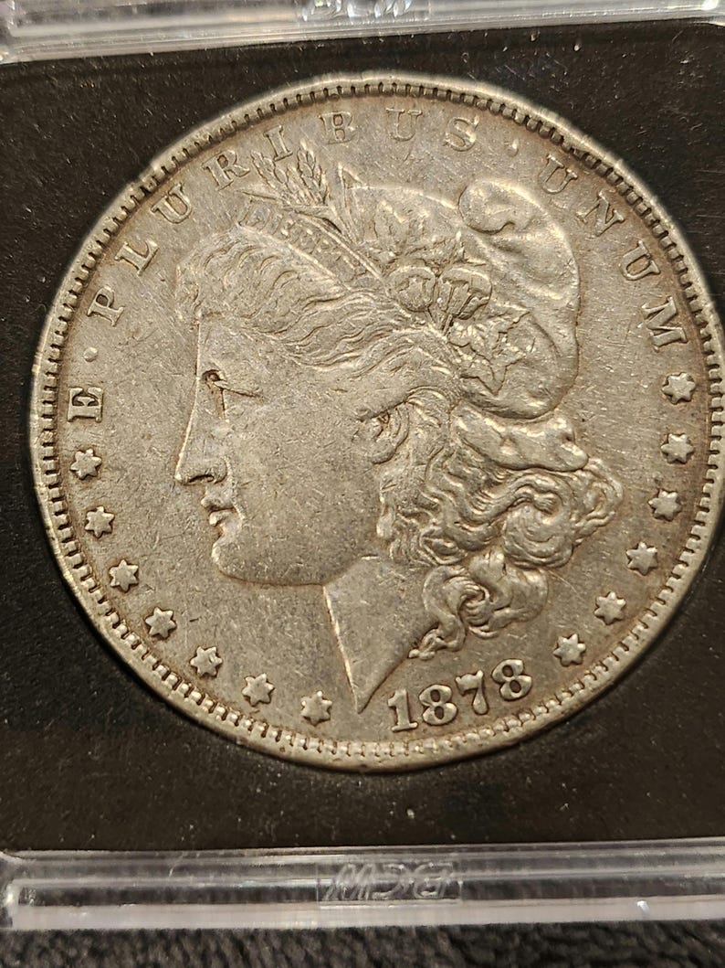 1878 P Morgan Silver Dollar Are Extra Fine Conditioned From the ...