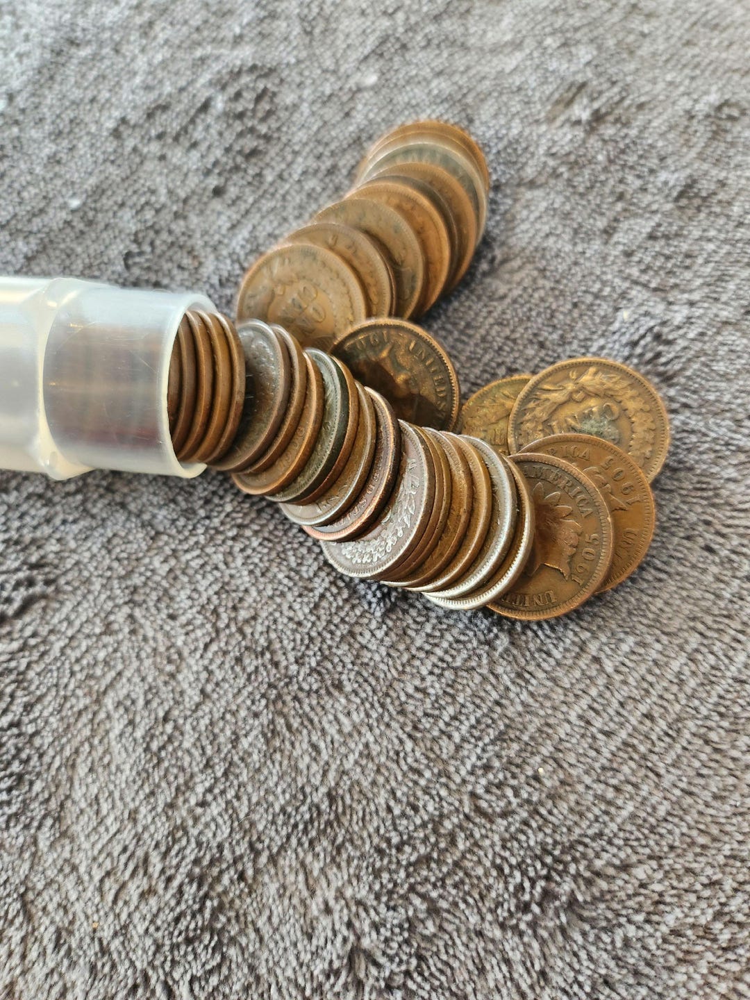 A Roll of 1905-1906 Historic and Collectible United States Brown Indian ...