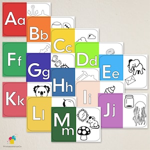 Printable Alphabet Coloring Pages for Kids ABC Preschool Kindergarten ...