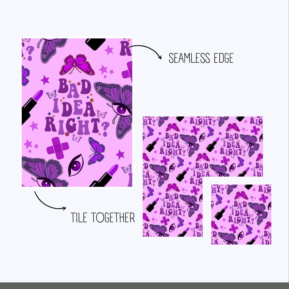 Guts Tour Seamless Pattern, Design Sublimation Png, Olivia Rodrigo Png ...