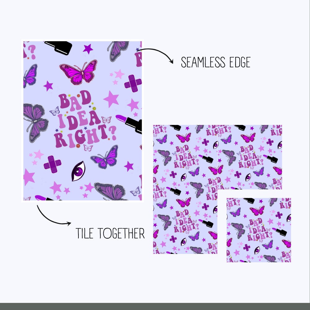 Guts Tour Seamless Pattern, Design Sublimation Png, Olivia Rodrigo Png ...