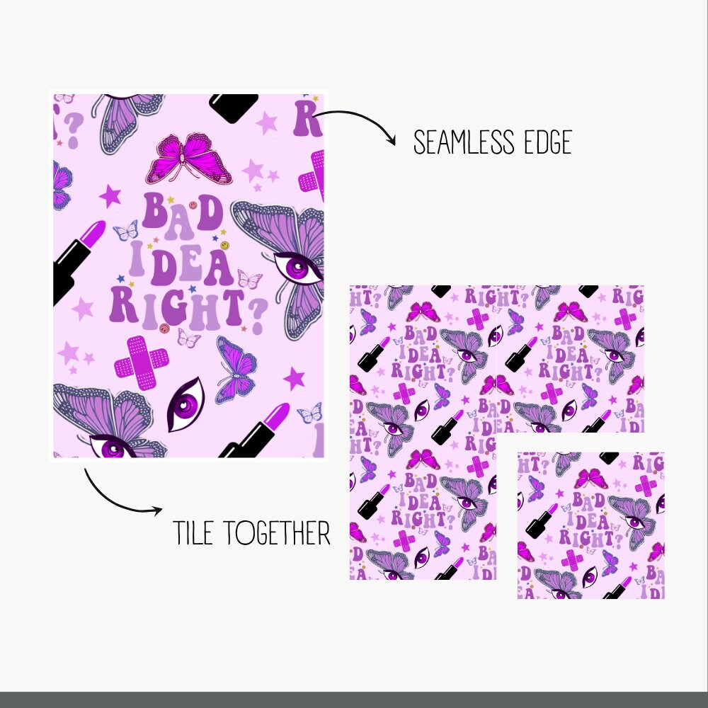 Guts Tour Seamless Patterns, Design Sublimation Png, Olivia Rodrigo Png ...