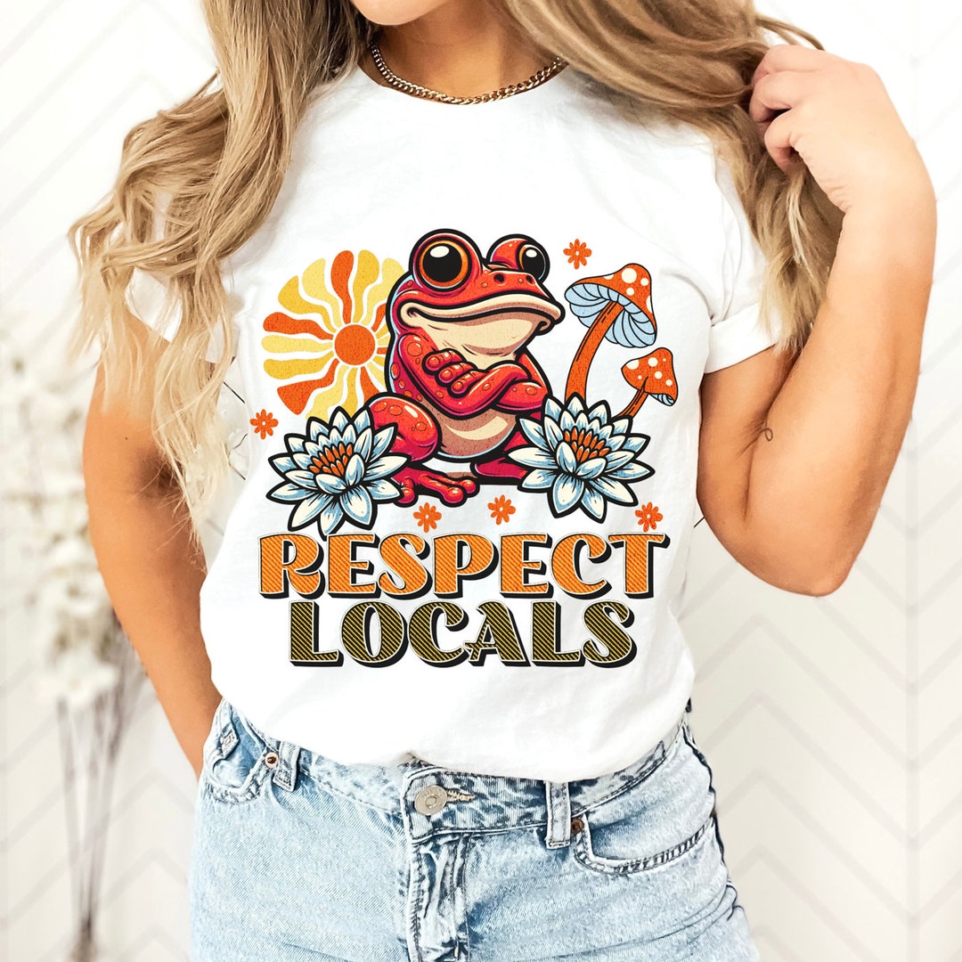 Respect Locals Png, Tote Bag Png, Frog Png, Retro Coffee Mug, Tote Bag ...