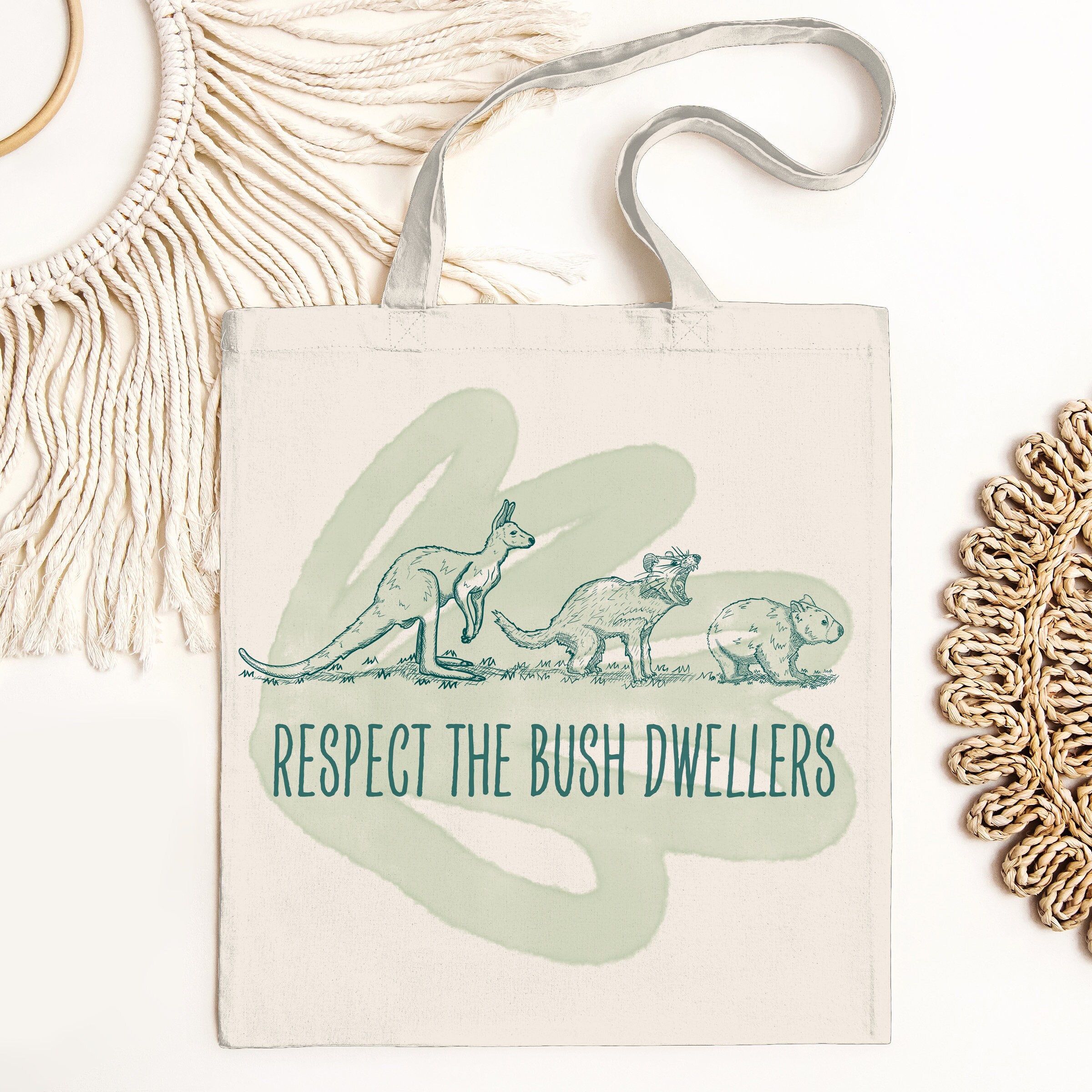 Granola Girl, Respect Local Png, Tote Bag Png, Forest Animals Png, Tote ...