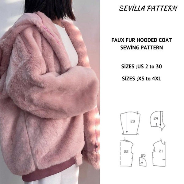 Fur Coat Pattern - Etsy