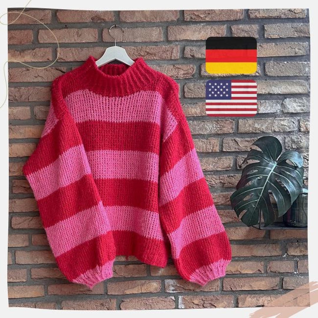 Sweater PEPE *onesize / Oversize Fit* – Knitting Pattern German ...