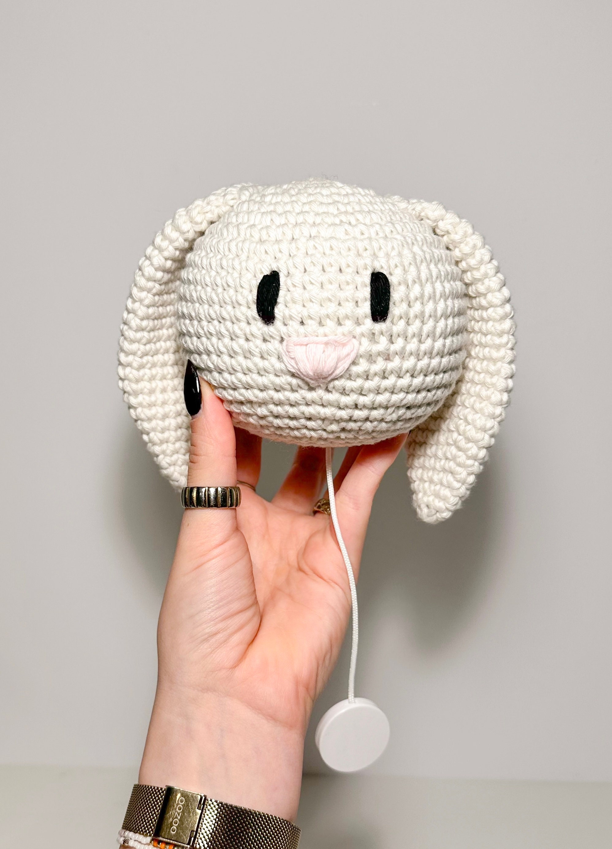 Music Box Helly the Rabbit Crochet Pattern German English - Etsy