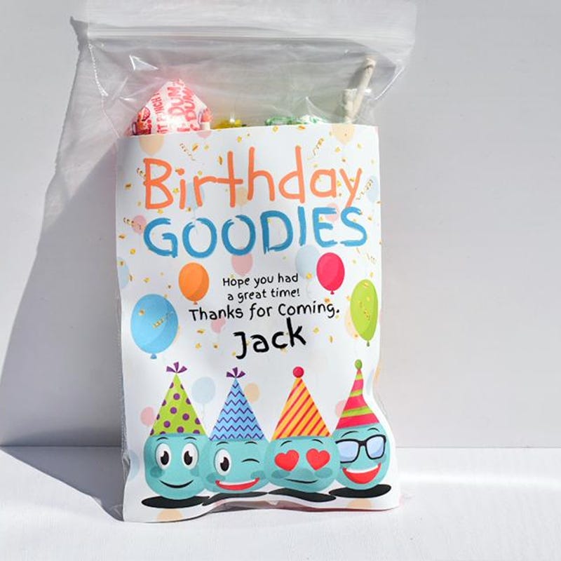 Custom Bday Goodie Bags - Etsy