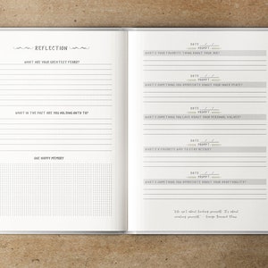 5 Minute Gratitude Journal With 365 Prompts and Monthly Reflections ...