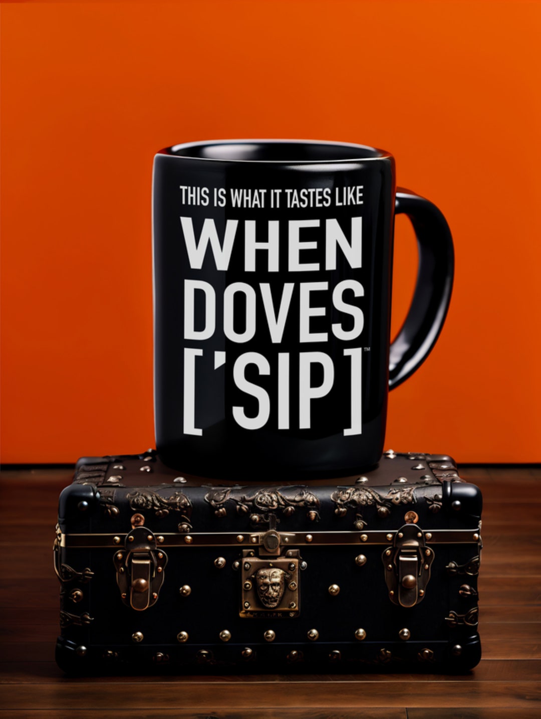 When Doves Sip Lyric Mug - Black Coffee Cup, Music Lover Gift - Etsy