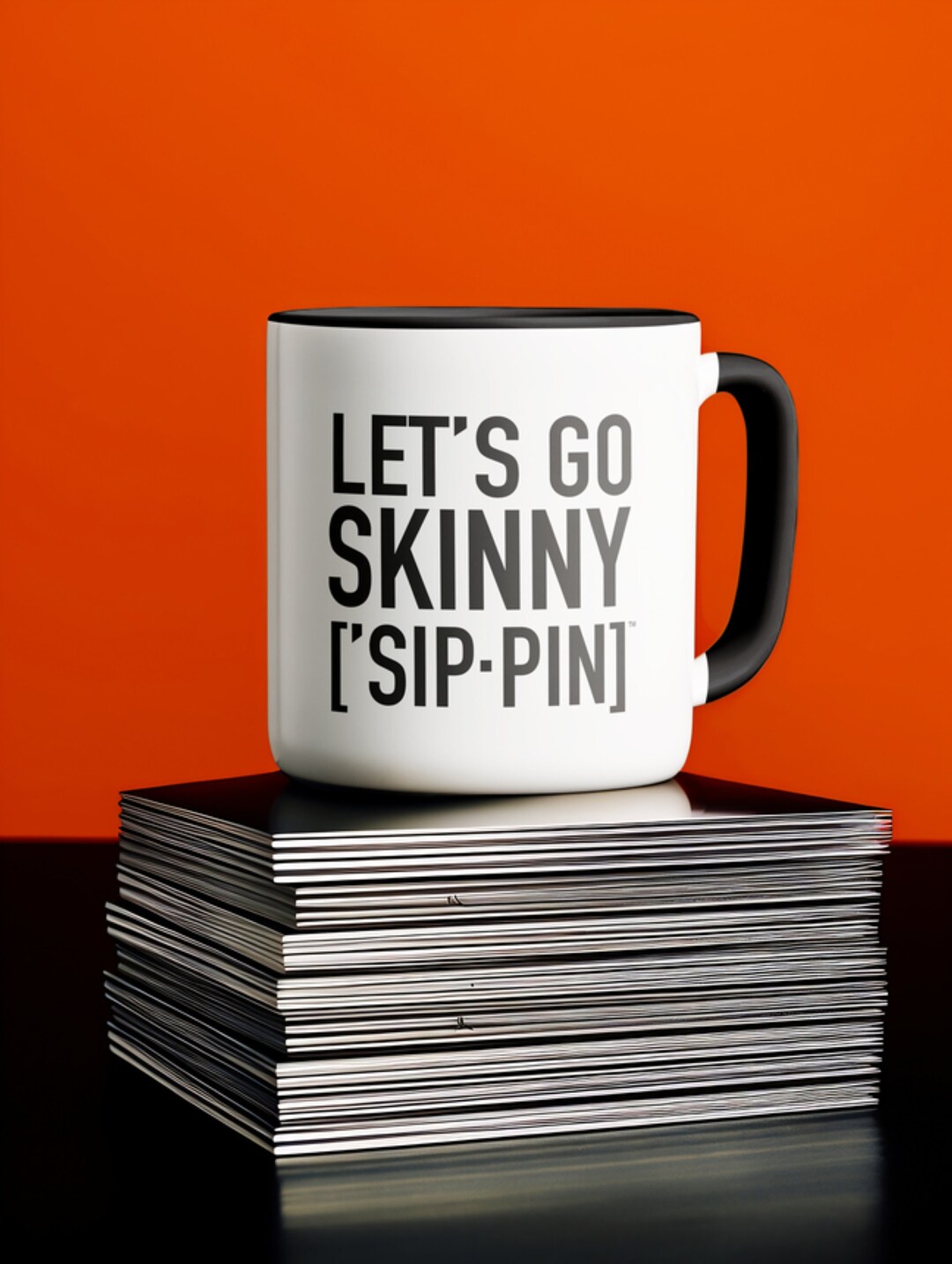 Ice Breaker Coffee Mug, Let's Go Skinny ['SIPPIN], Unique Romantic ...