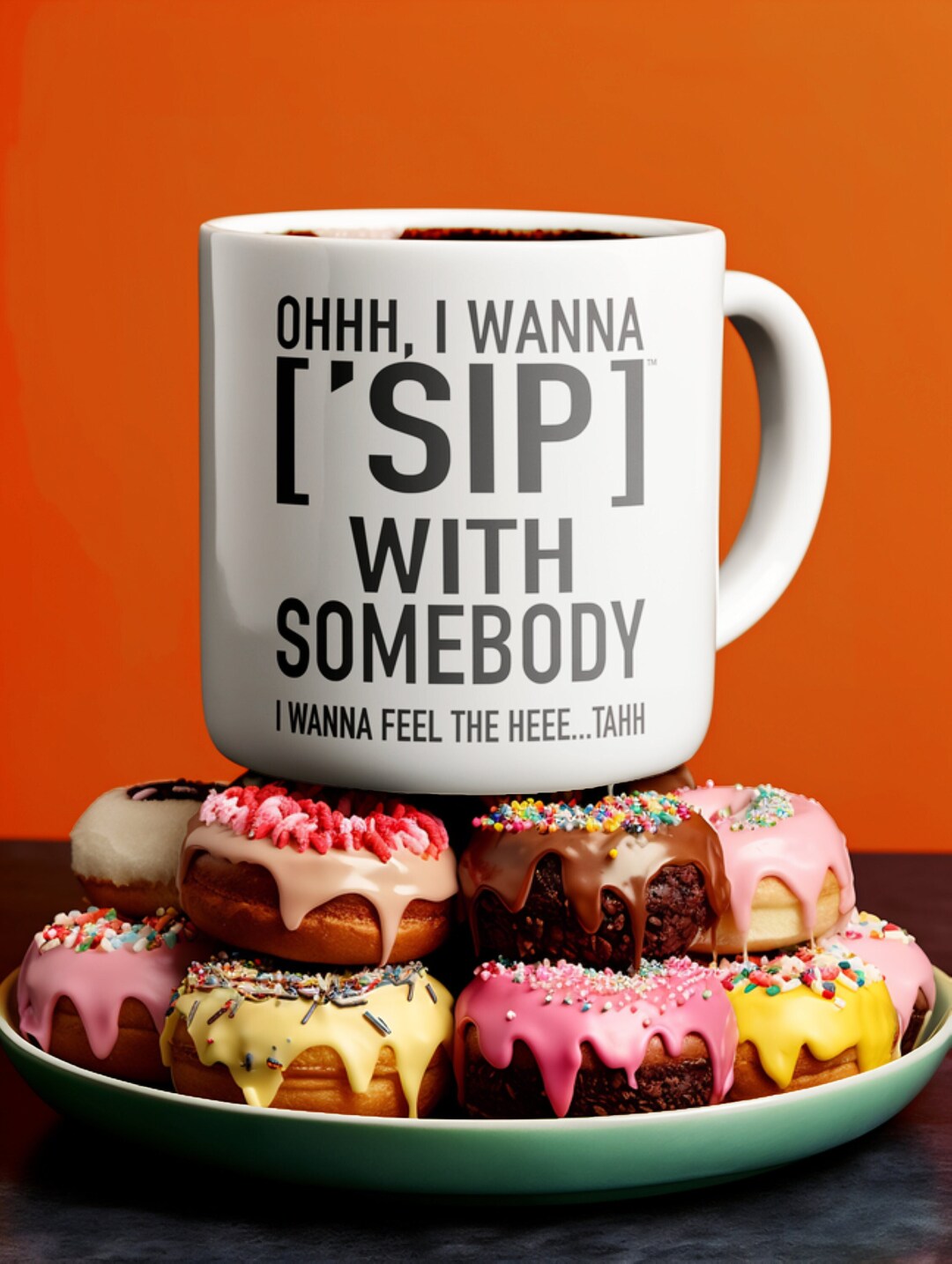 Hit Song White Mugs: I Wanna ['SIP] With Somebody | Iconic Song Mug ...
