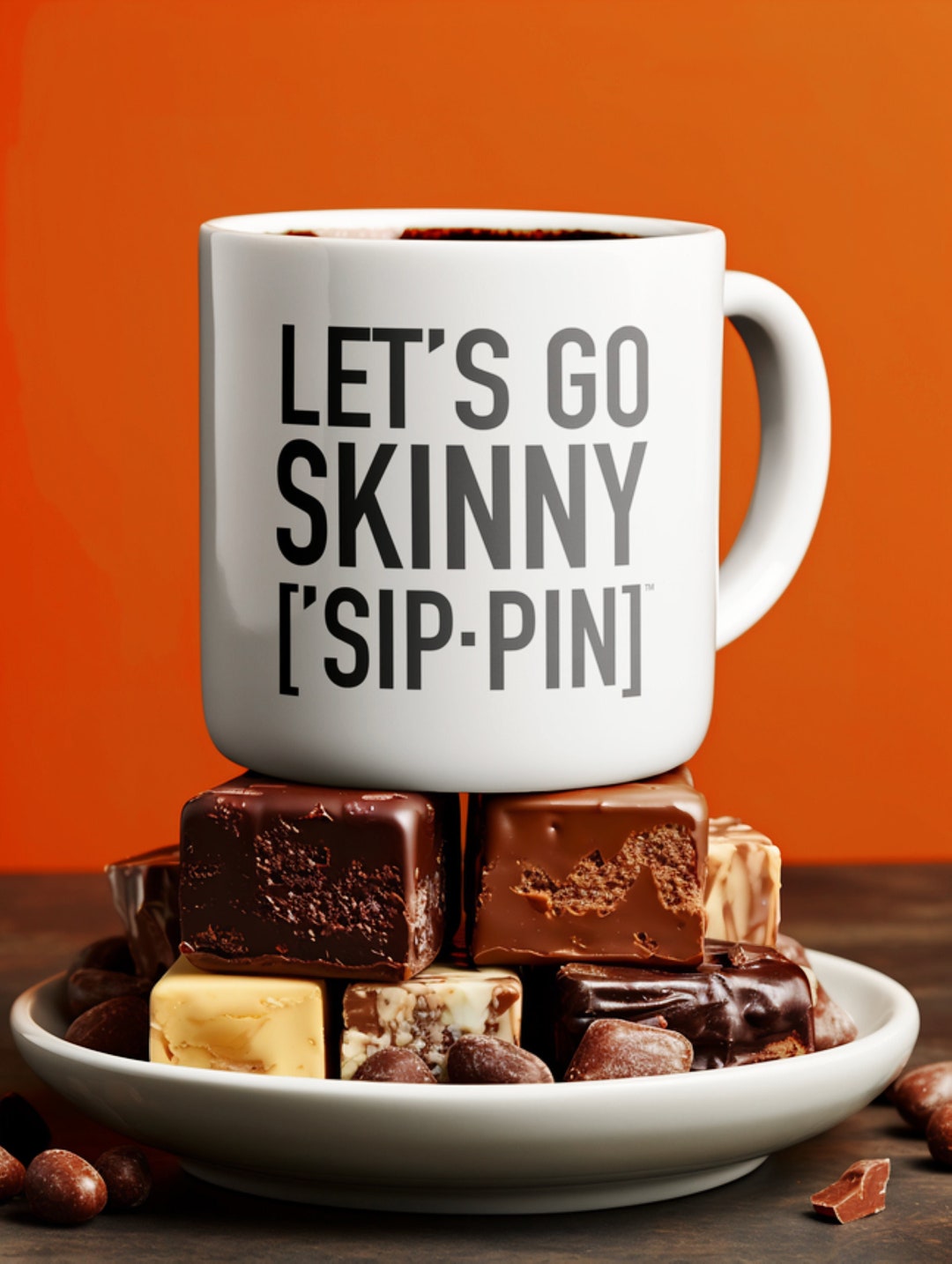 Ice Breaker Coffee Mug | Let's Go Skinny ['SIPPIN] | Unique Fun Humor ...