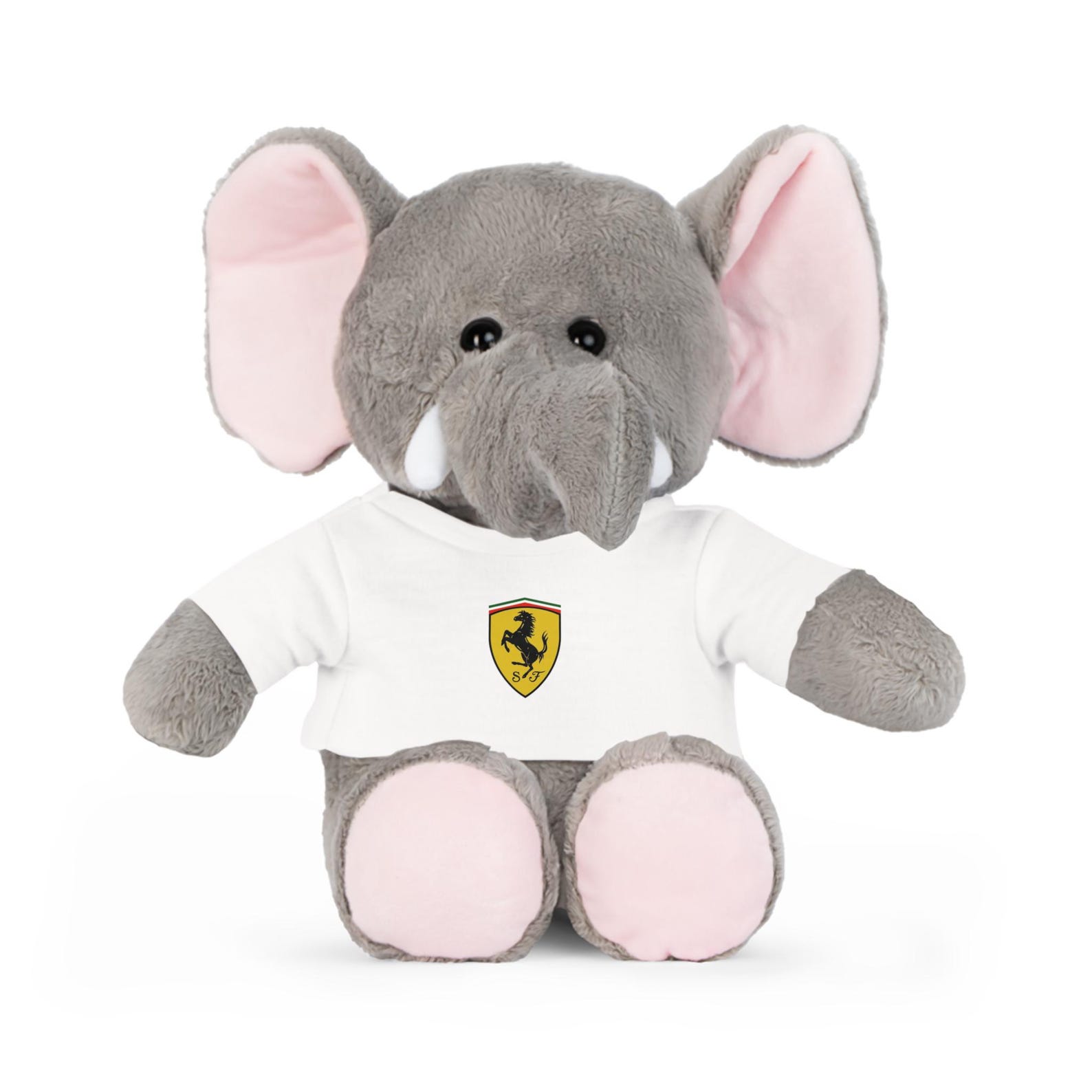 Ferrari Plush Toy With T-shirt, Stuffed Animal, Car Lover Gift, Kids ...