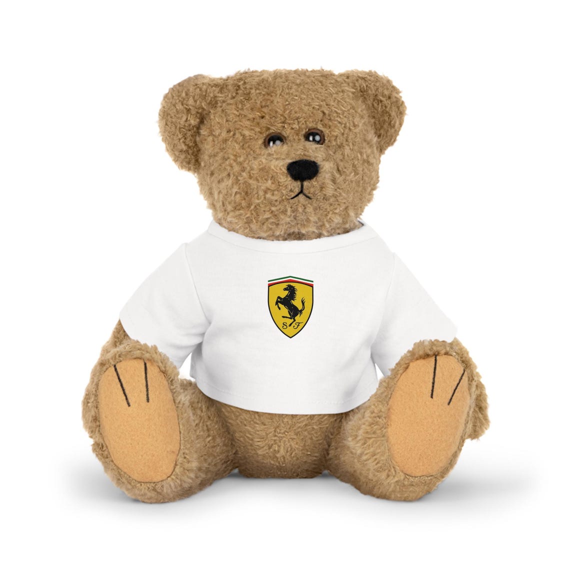 Ferrari Plush Toy With T-shirt, Stuffed Animal, Car Lover Gift, Kids ...