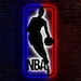 NBA Basketball Led Sign Gift for Boyfriend Game Room Decor, Wood Wall ...