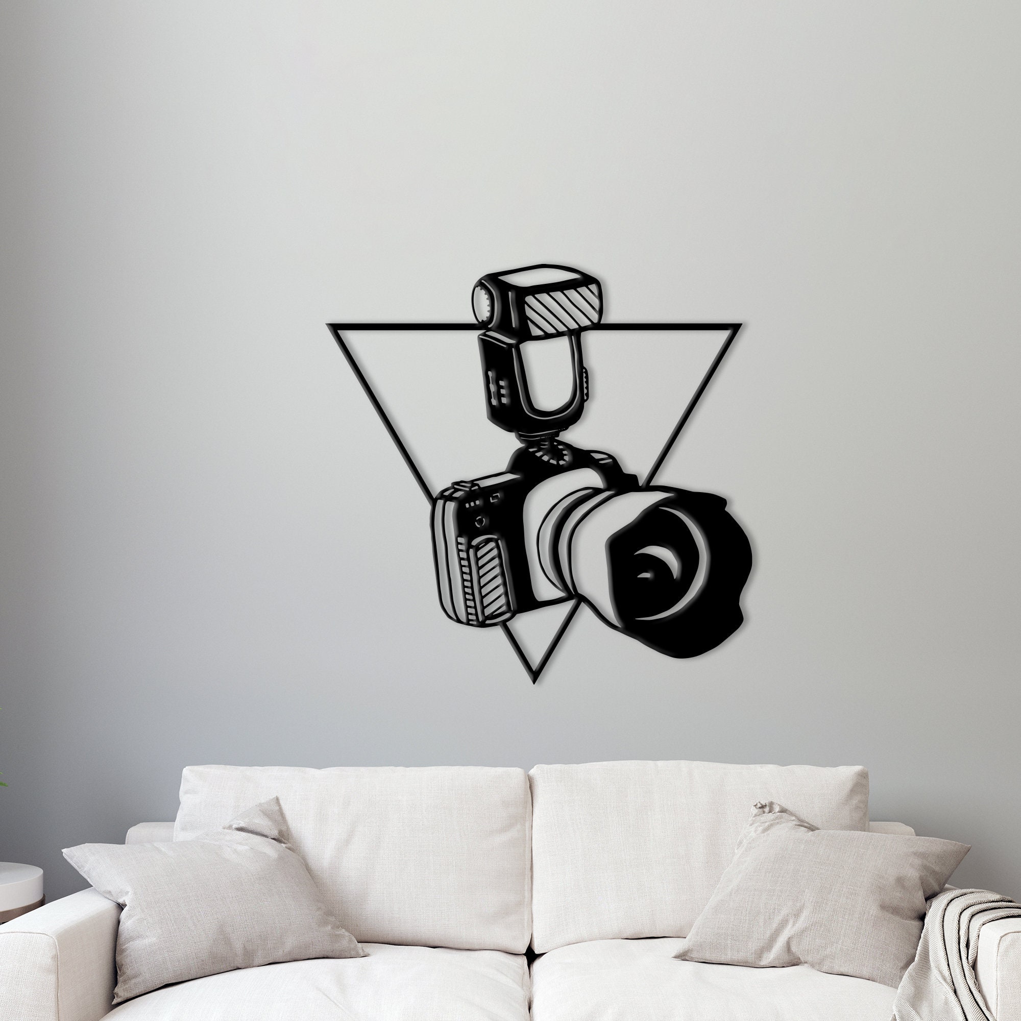 Camera Photographer Logo Sign Wood Wall Art Hanging Decoration - Etsy