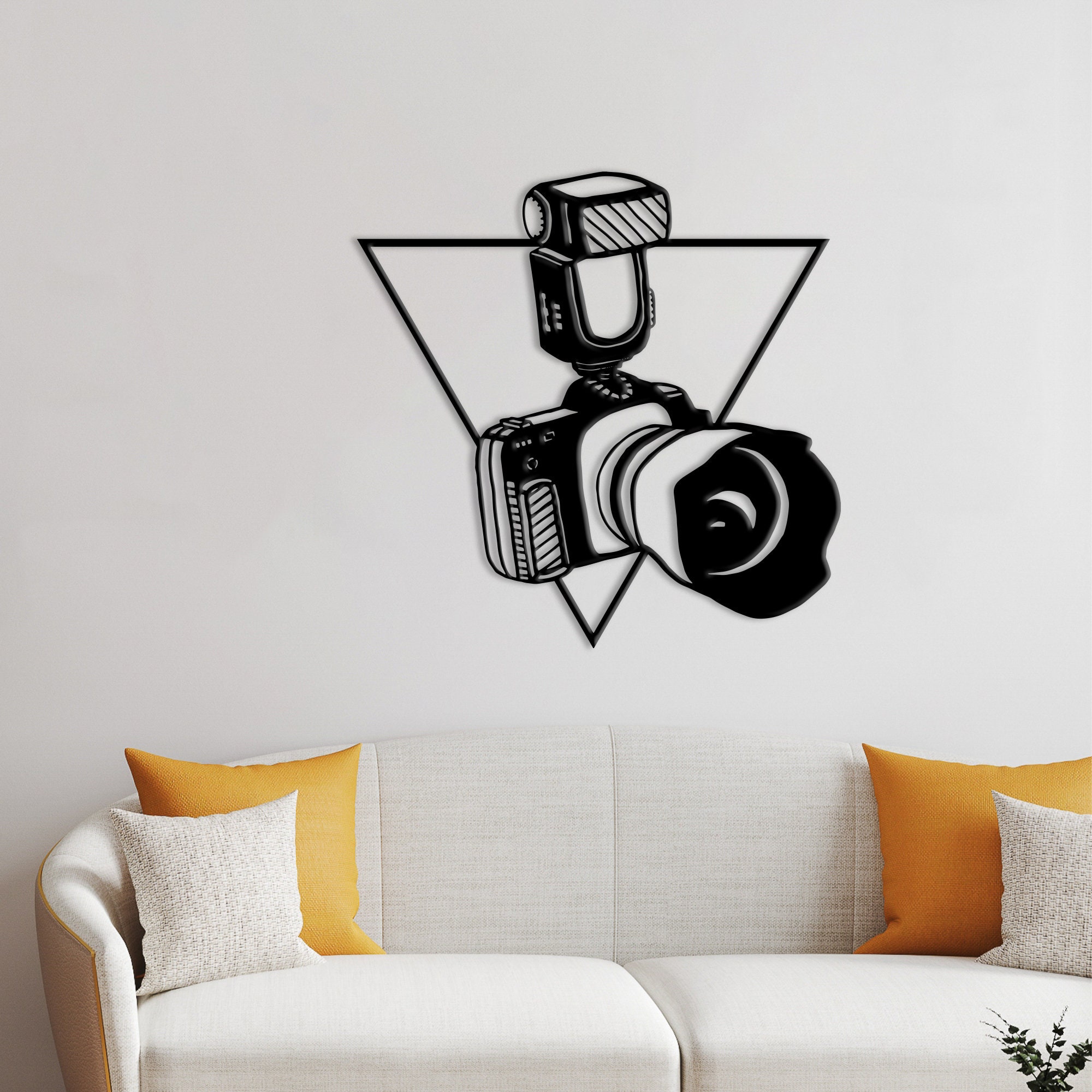 Camera Photographer Logo Sign Wood Wall Art Hanging Decoration - Etsy