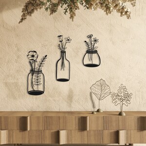 Spring Flower Metal Wall Decor Kitchen Home Art Gifts, Gift for Her ...