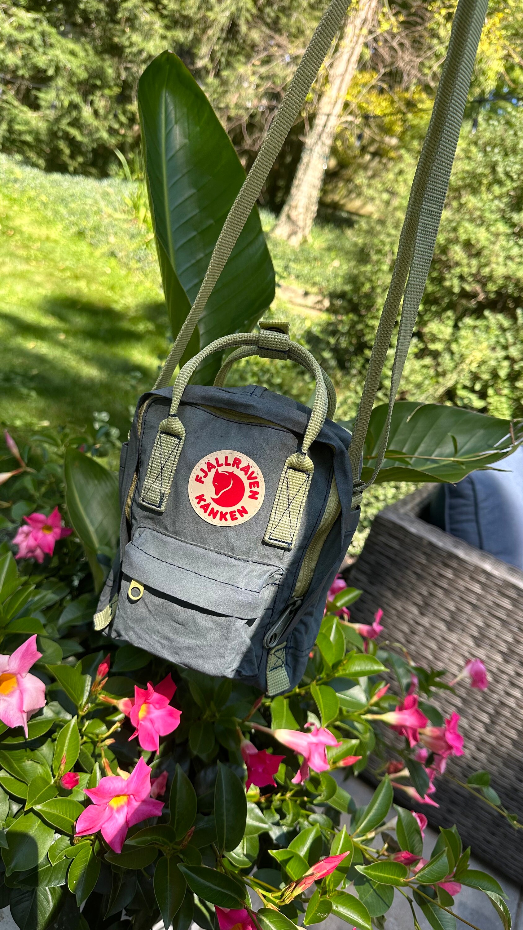 Custom Kanken Fjallraven Sling Bag green/yellow/blue - Etsy