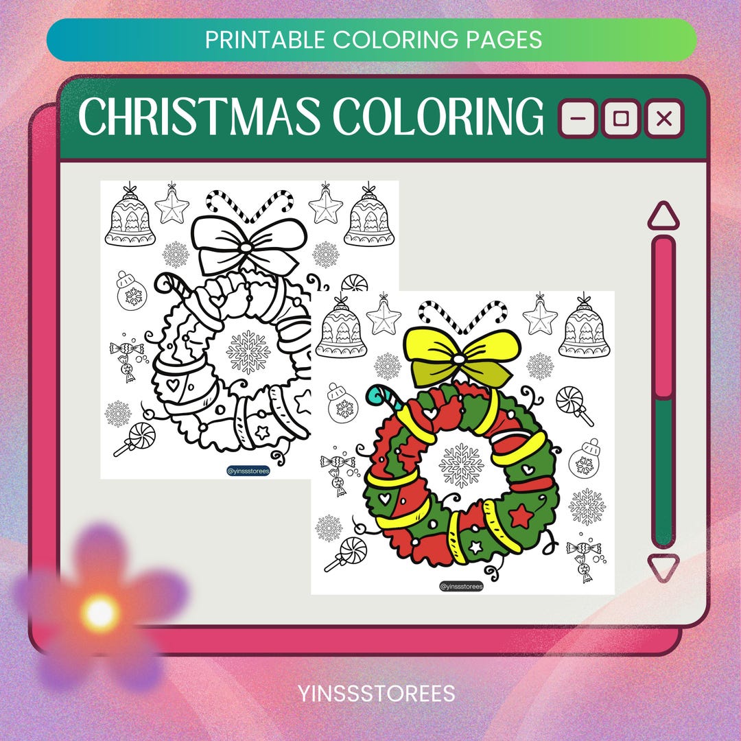 Digital and Printable Christmas Coloring Pages for Children - Etsy