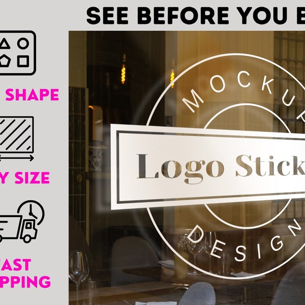 Storefront Window Decals - Etsy
